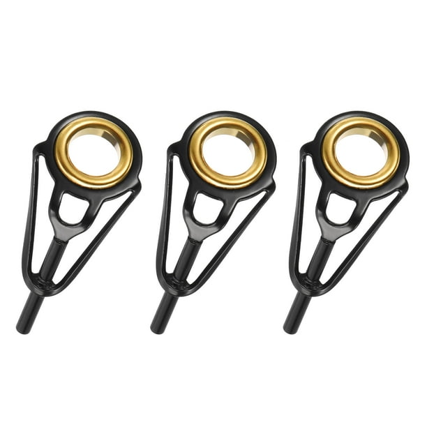 1.4mm Tube Dia Fishing Rod Tips Repair Kit Stainless Steel Ring Guide 3 ...