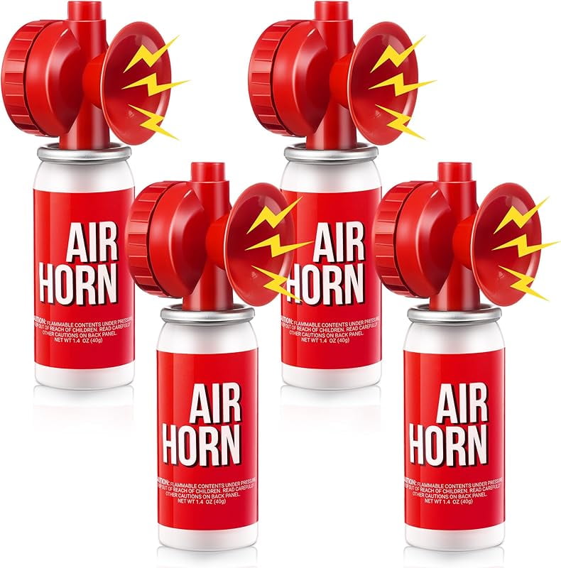 1.4oz Boat Air Horn for Safety, Loud Marine Air Horns Can, Mini Small ...