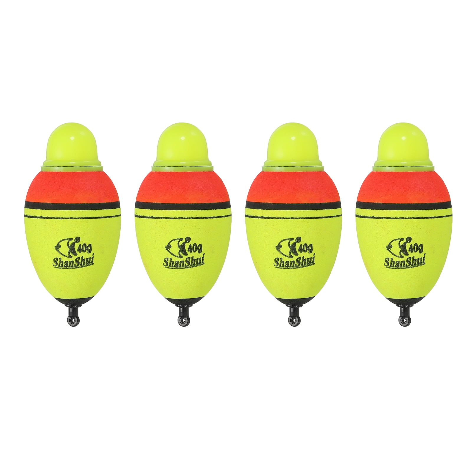 1.4oz Lighted Fishing Slip Bobbers EVA Light Up Fishing Float, Yellow ...