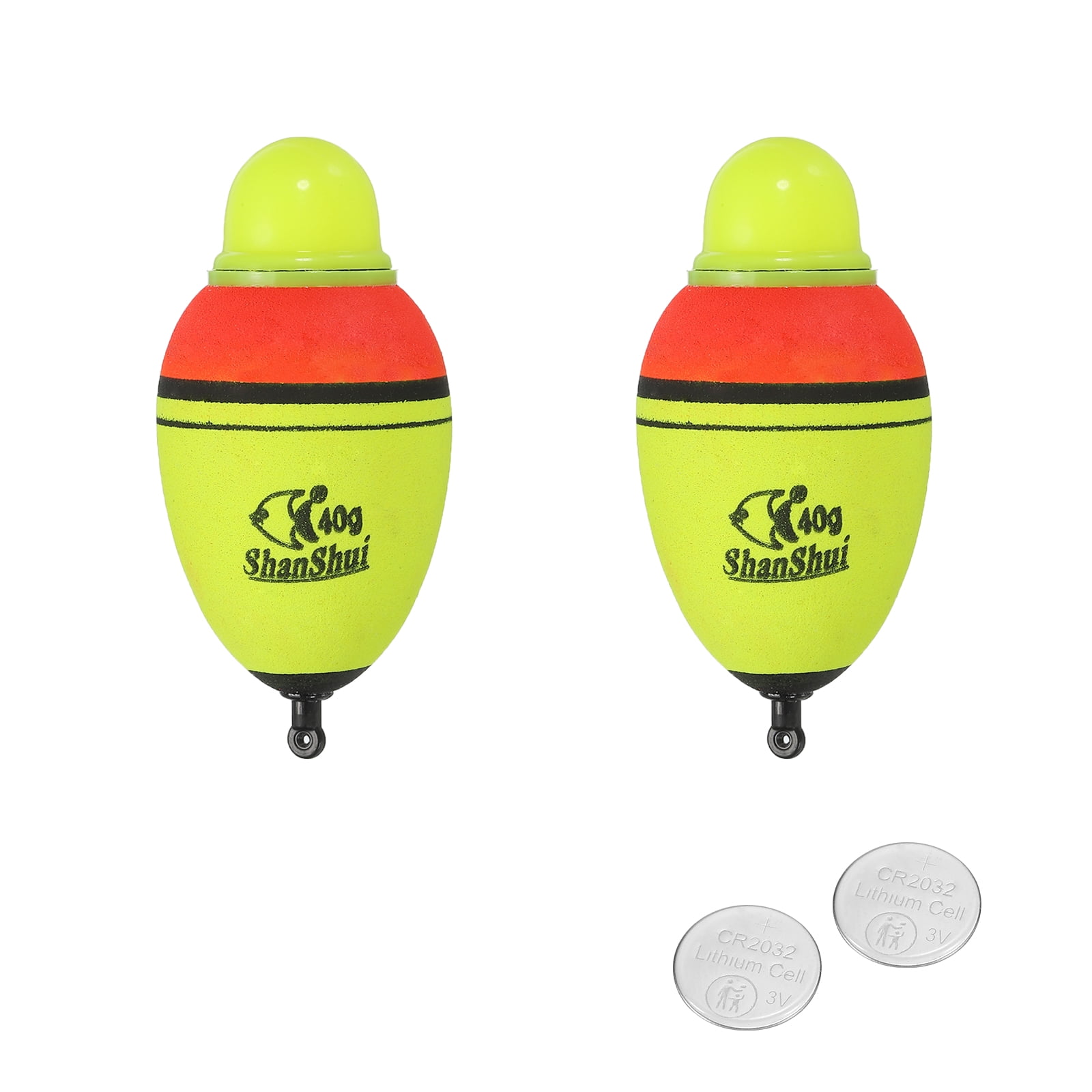 1.4oz Lighted Fishing Slip Bobbers EVA Light Up Fishing Float with ...