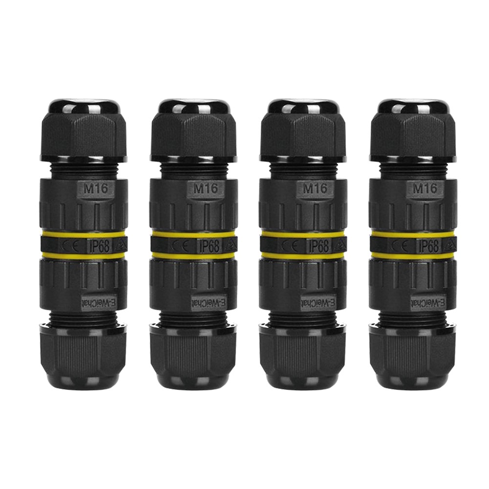 1/4pcs 2 Pin Outdoor Junction Box IP68 Waterproof Electrical Cable Wire ...