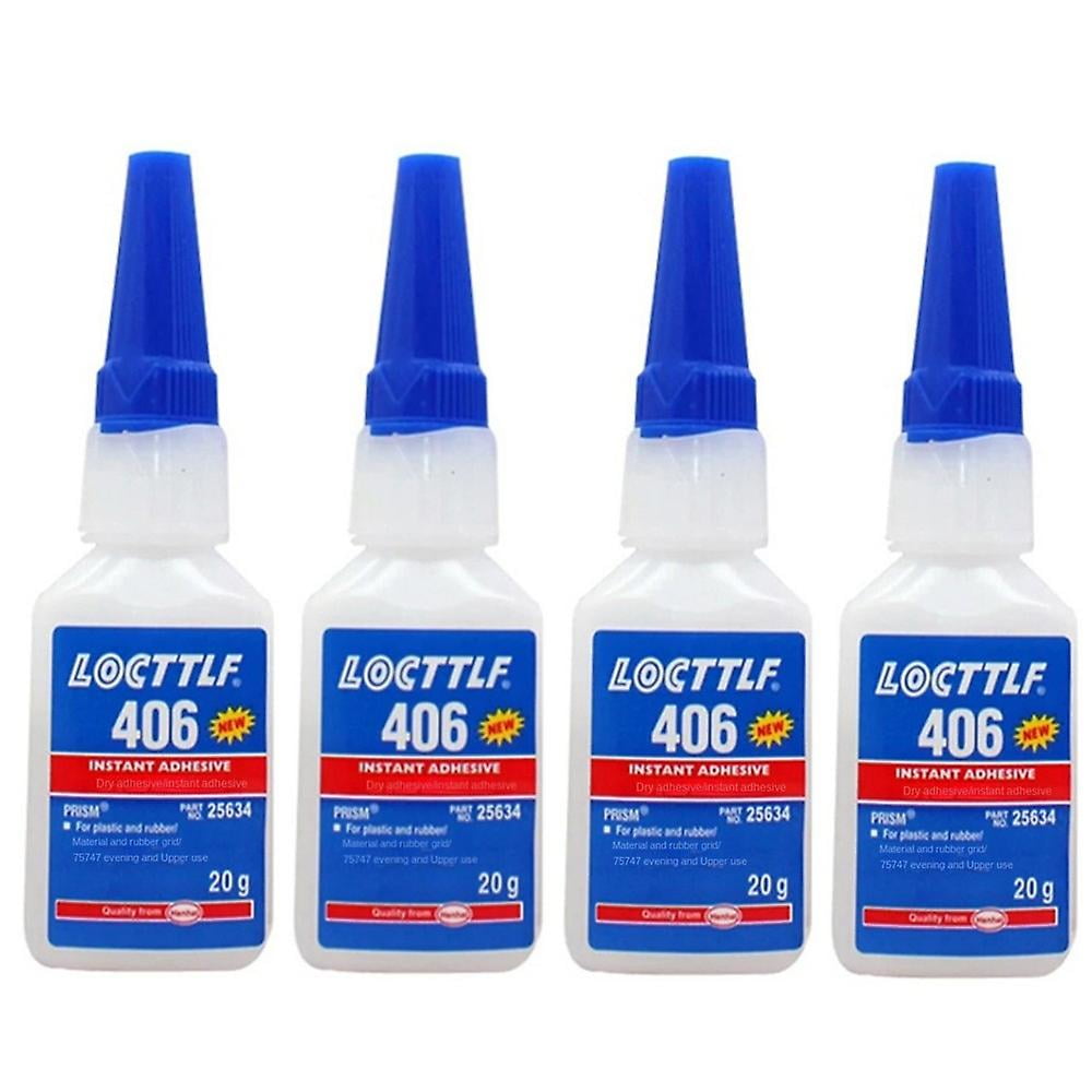 1-4pcs New Loctite 406 20 Gm Instant Adhesive Super Glue For Plastic ...