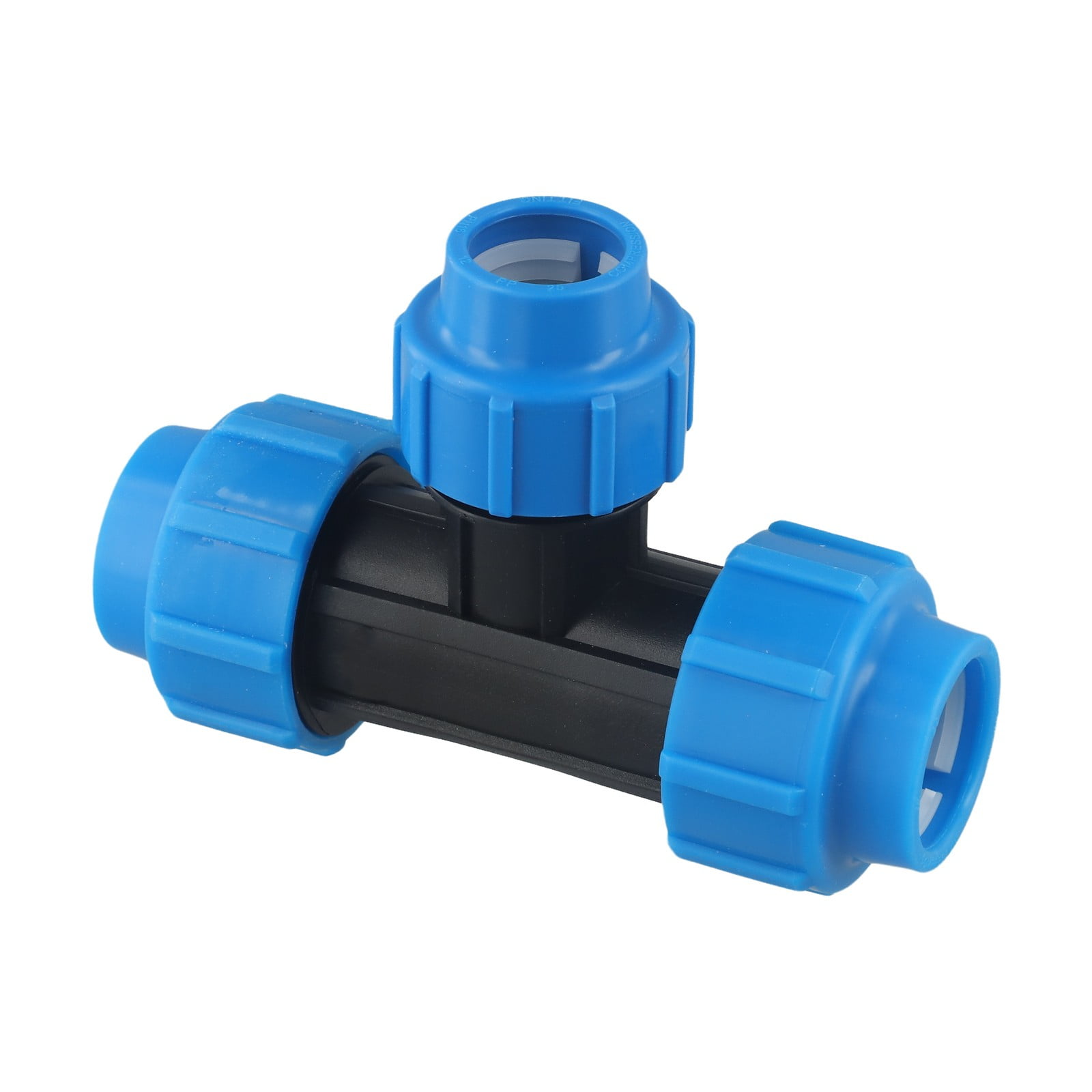 1/4pcs PE reducing tee plastic water pipe joint irrigation pipe ...