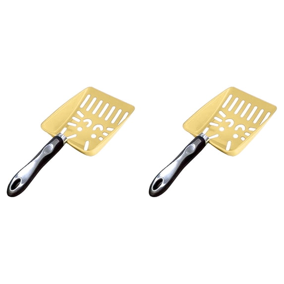 1-4pcs Stainless Steel Cat Litter Scoop with Deep Shovel Rust Resistant ...