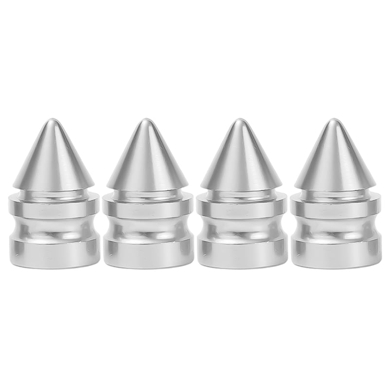 1/4pcs Tyre Valve Core Cap Conical Pagoda Tip Top Valve Cap Universal ...