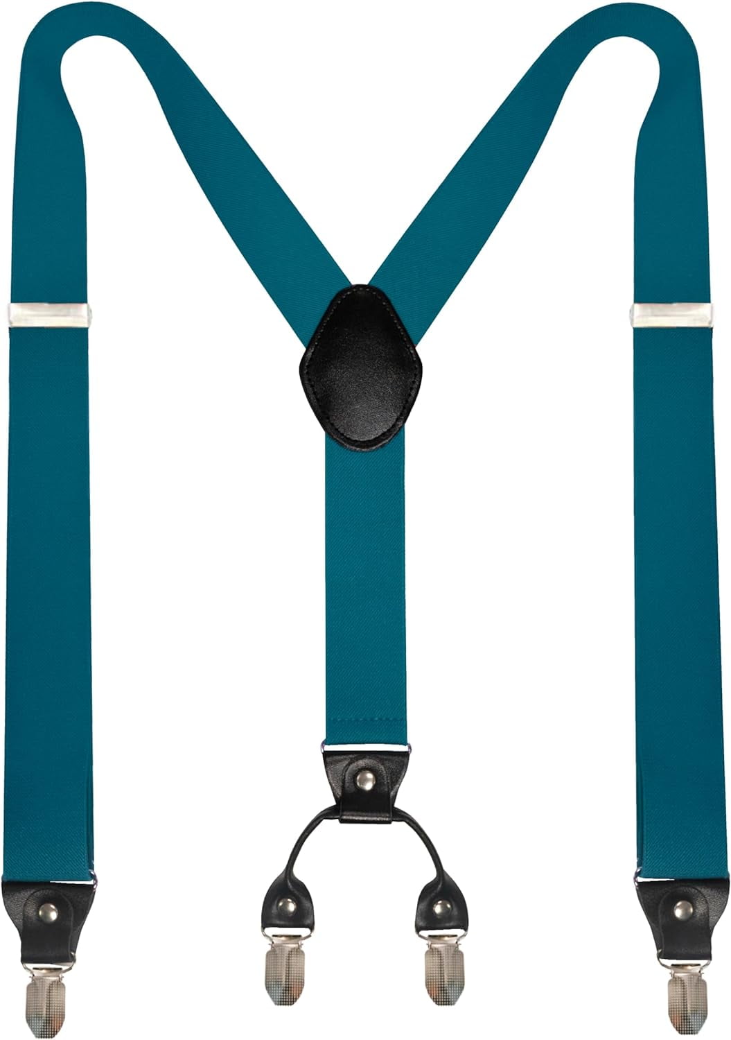 1.4u201c Wide Suspender with 4 Strong Clips Adjustable Braces - Walmart.com