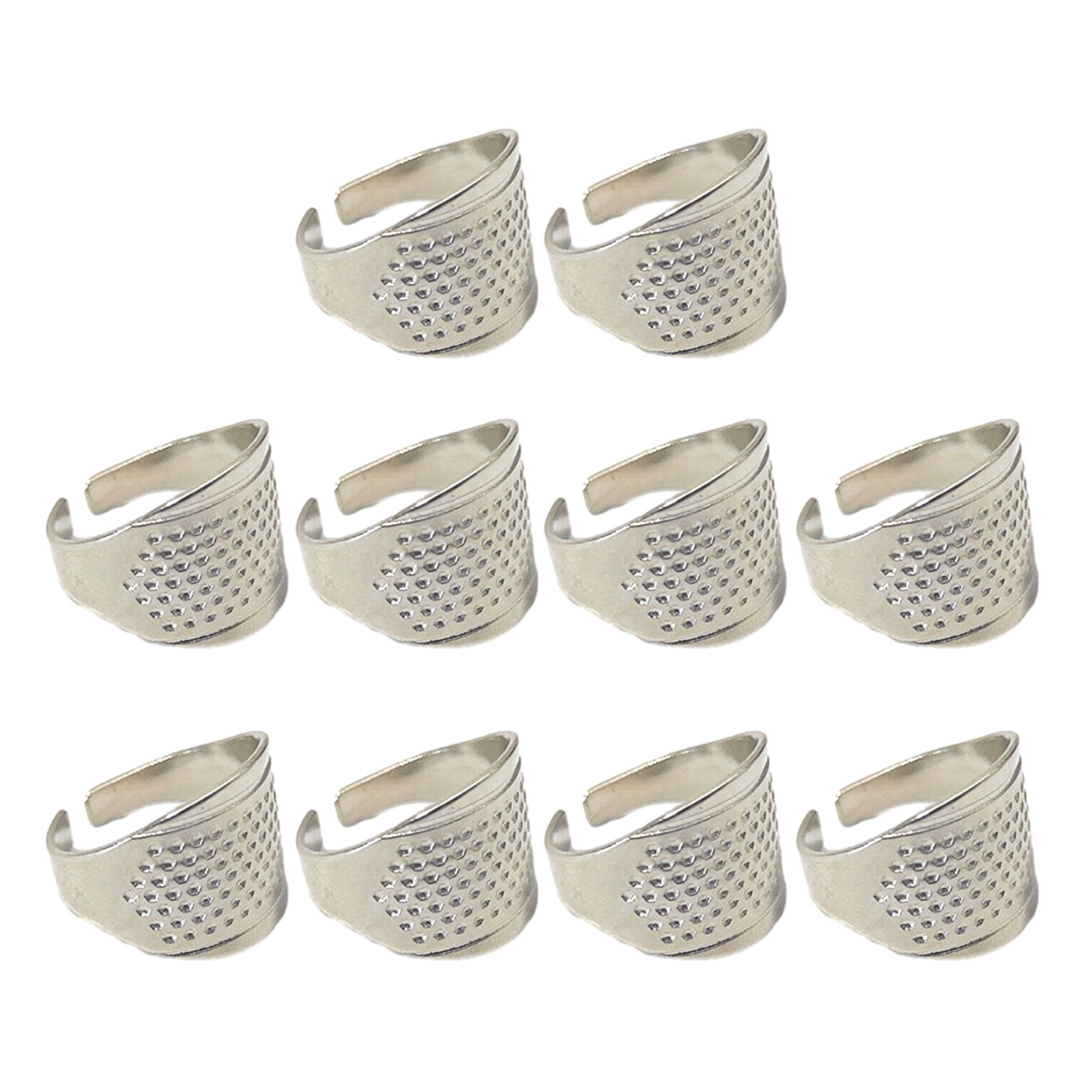 1/5/10pcs Thimble Finger Protector Needle Rings Handworking Needle ...