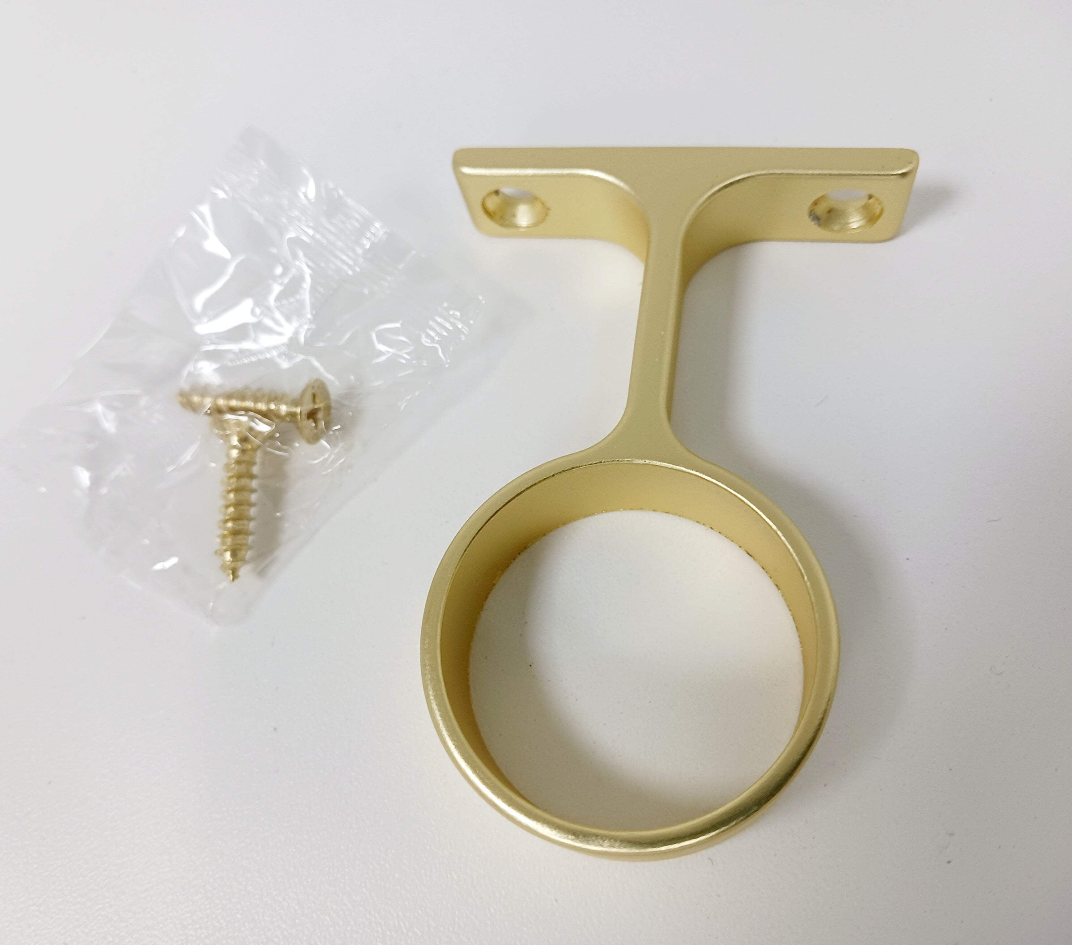 1 5/16 Inch Diameter Round Wardrobe Closet Rod Suspended Center Support ...