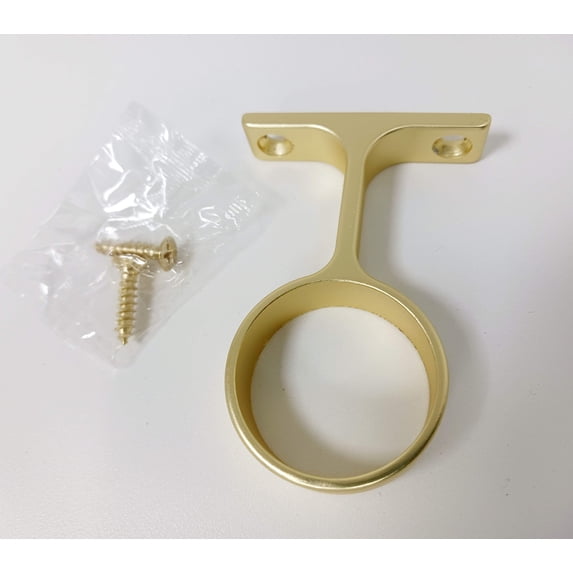 1 5/16 Inch Diameter Round Wardrobe Closet Rod Suspended Center Support ...