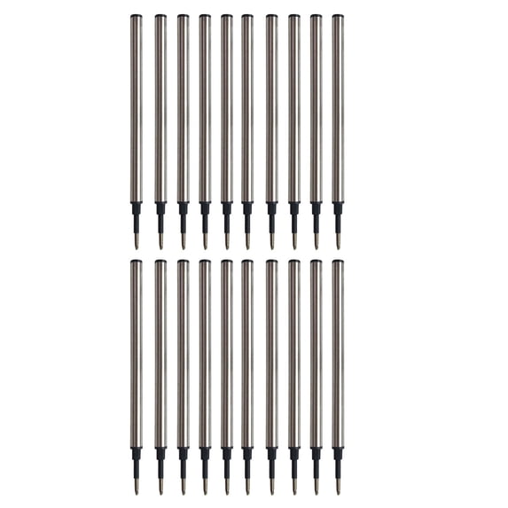1/5/20Pcs Ballpoint Refills Pen Refills Smooth to Write Stainless Steel ...
