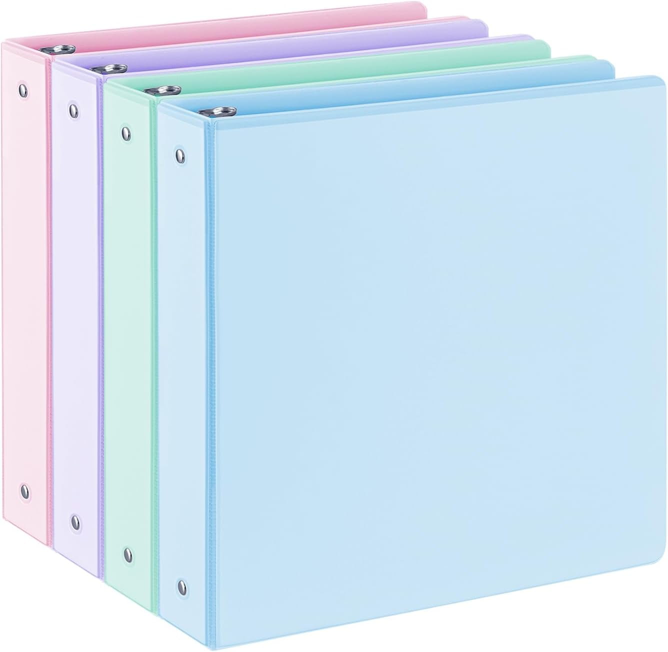 1.5'' 3-Ring-Binder with Pockets, 325 Sheets Capacity, 2 inch Binders ...