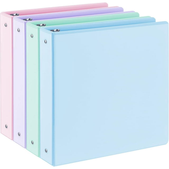 1.5'' 3-Ring-Binder with Pockets, 325 Sheets Capacity, 2 inch Binders ...