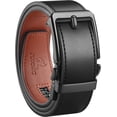 1.5" (38mm) Leather Ratchet Belt for Men in Box - Walmart.com