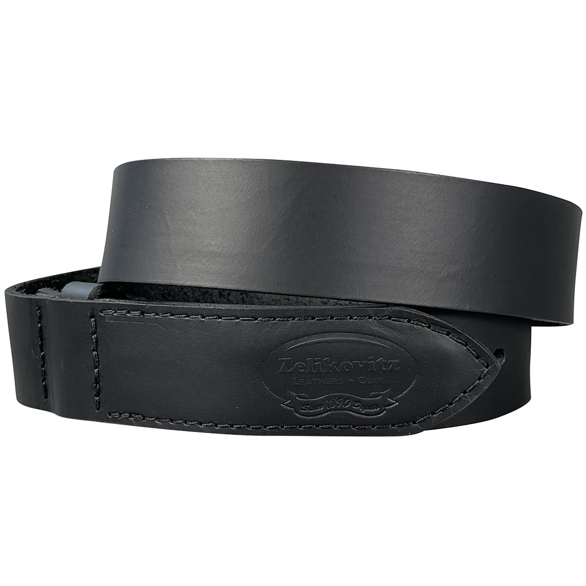 1.5"(38mm) Men's Black Solid Torino Leather Mechanic's Belt Handmade in ...
