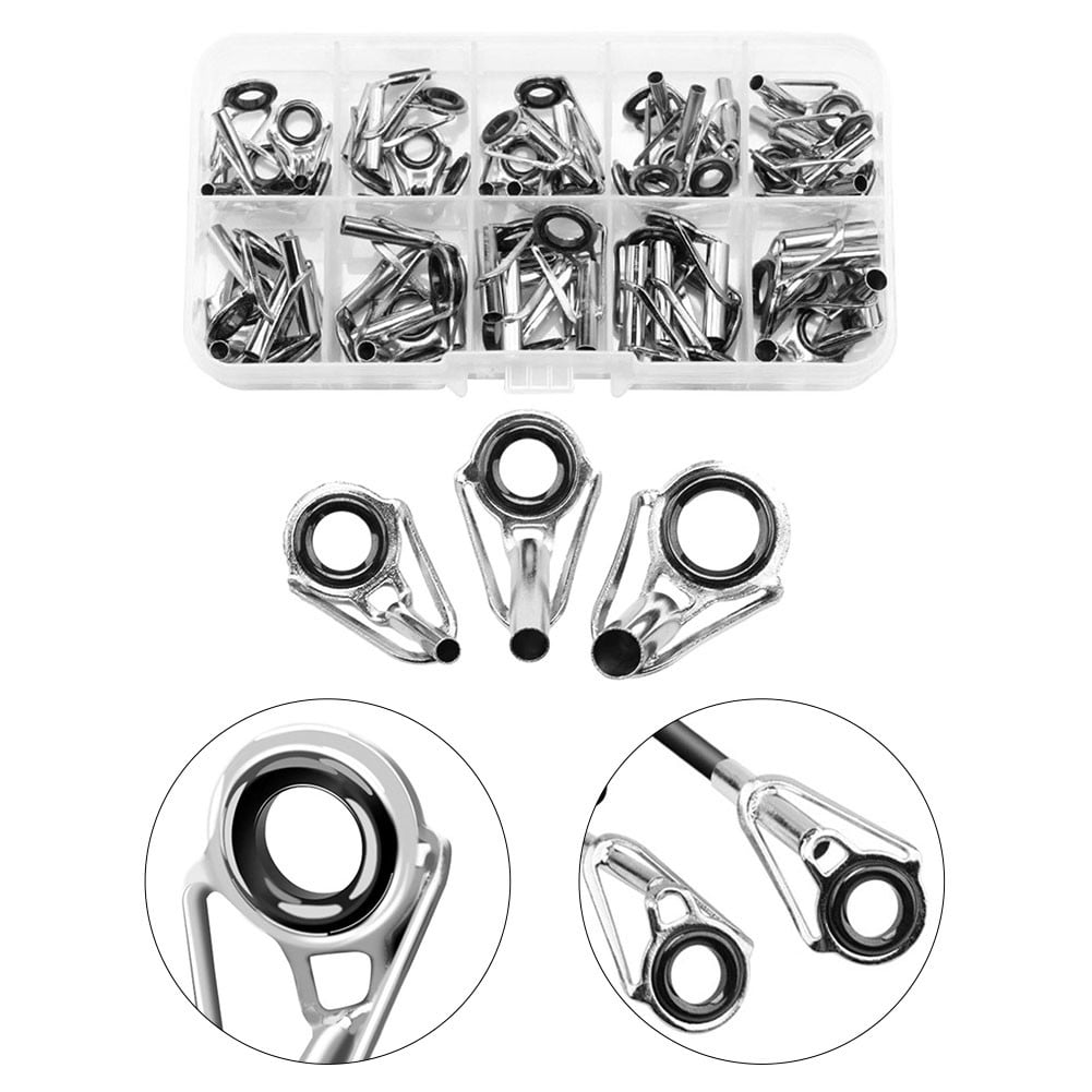 1.5-4.0Mm Fishing Rod Guide Tip Repair Kit Guide Ring Tip Eye Rod Eye ...