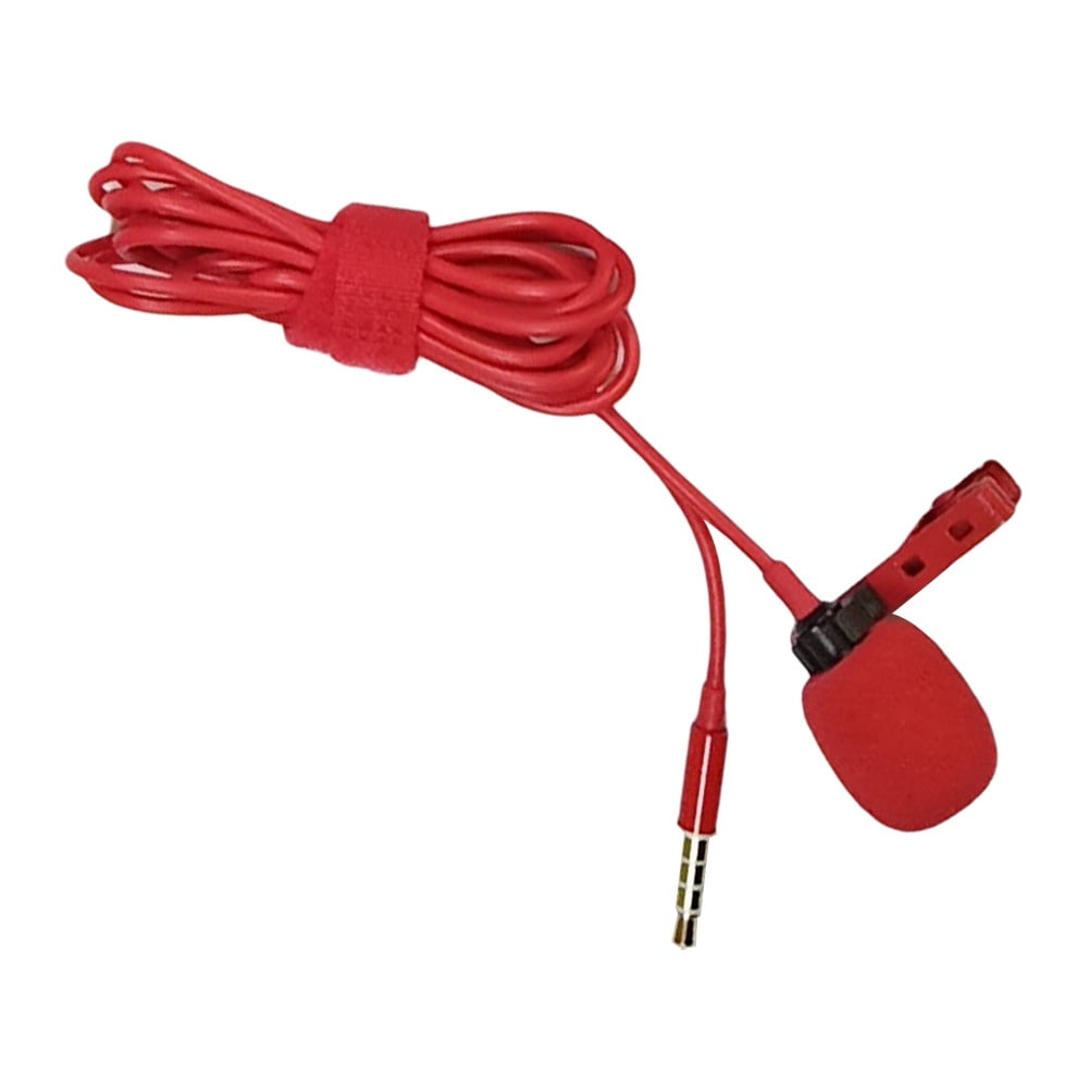 1.5/6m 3.5mm Wired Lapel Lavalier Clip On Condenser Microphone ...