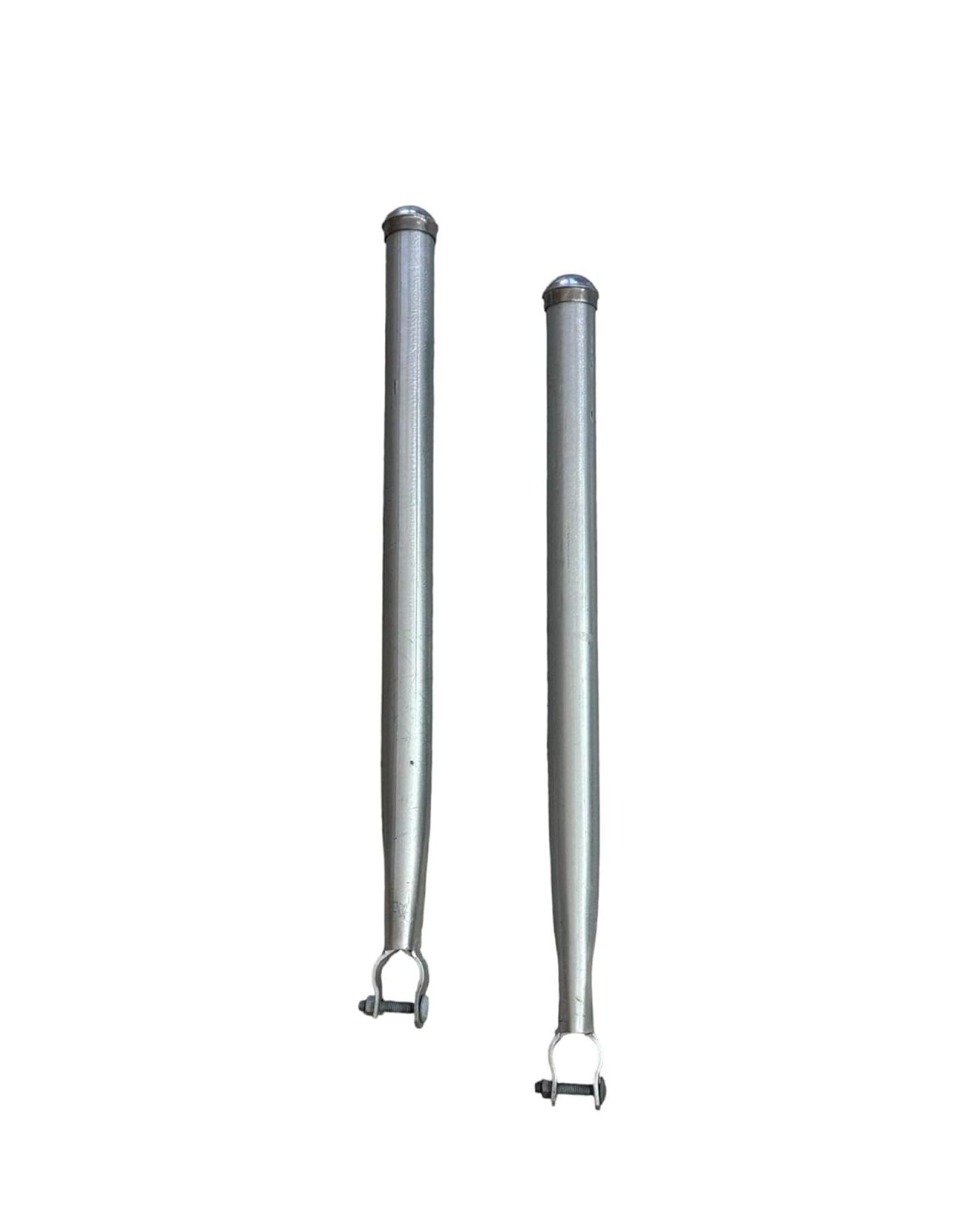 1-5/8" OD Pipe Post Extension x 2' Long - Install onto 1-3/8" Top Rail ...