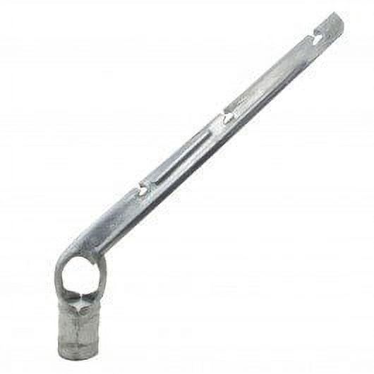 1-5/8" X 1-5/8" Barbed Wire ARM - 45-Degree for Chain Link Fence (6 ...