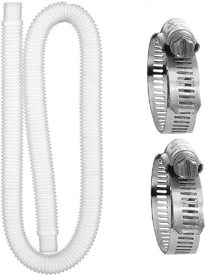 1.5" Above Ground Pool Hose, White, 2 Piece Pack - Walmart.com