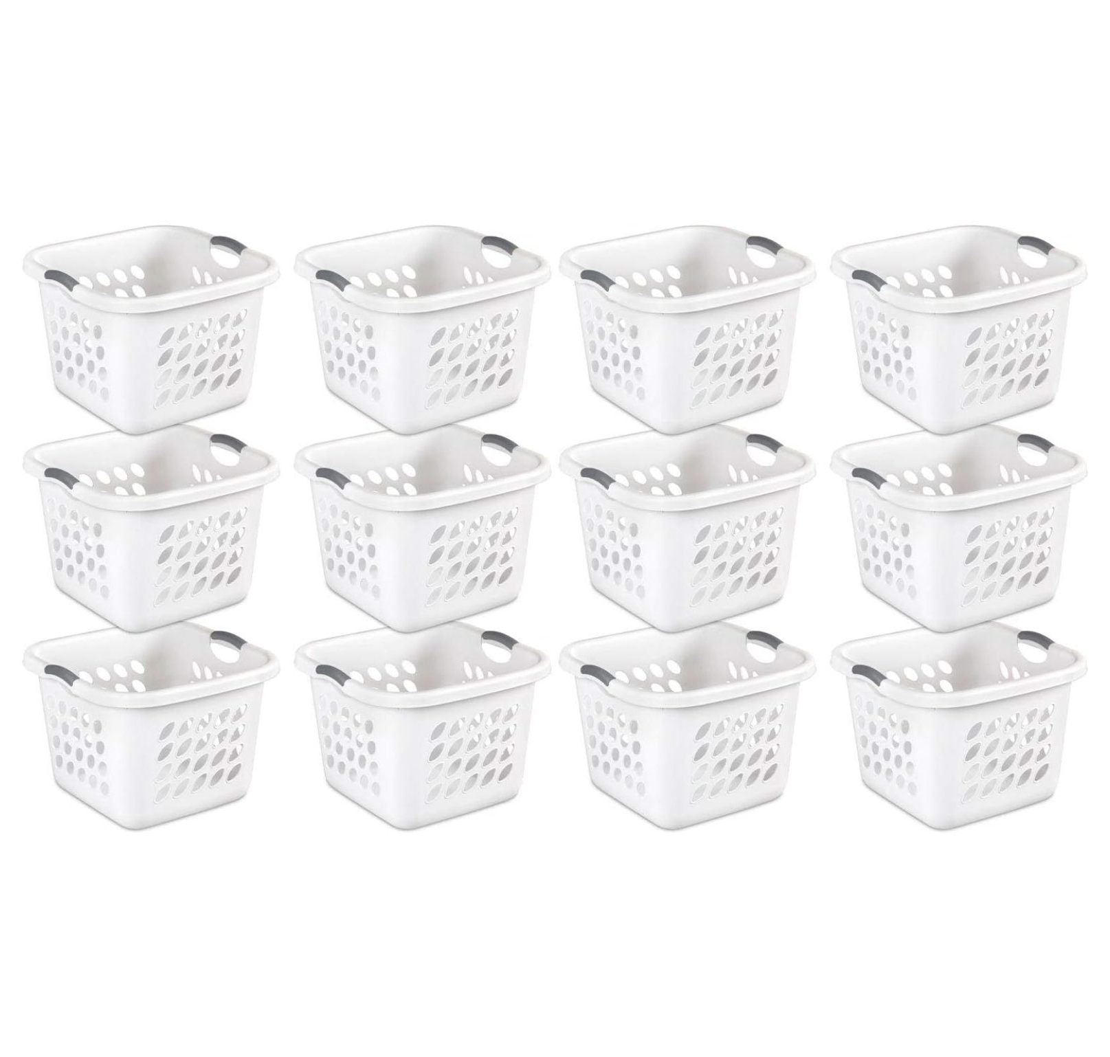 1.5 Bushel Ultra Square Laundry Basket, Plastic, Comfort Handles to ...