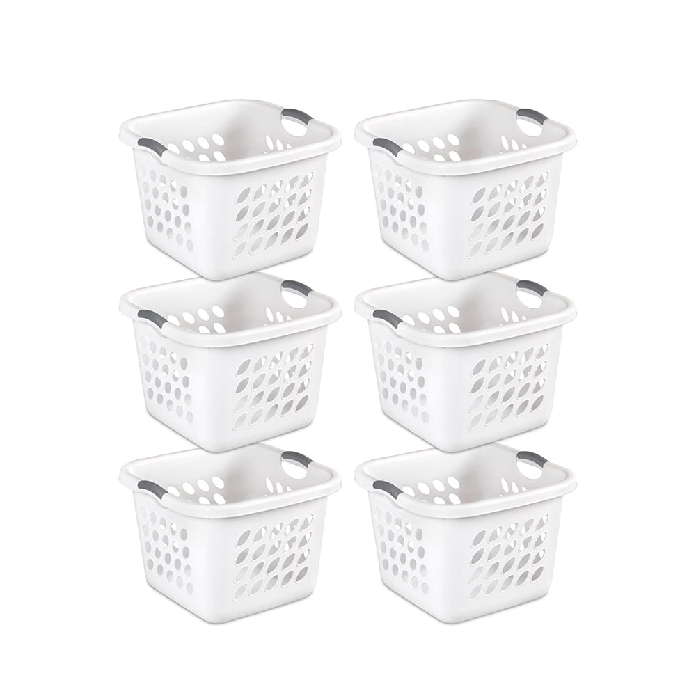 1.5 Bushel Ultra Square Laundry Basket, Plastic Hamper with Comfort ...