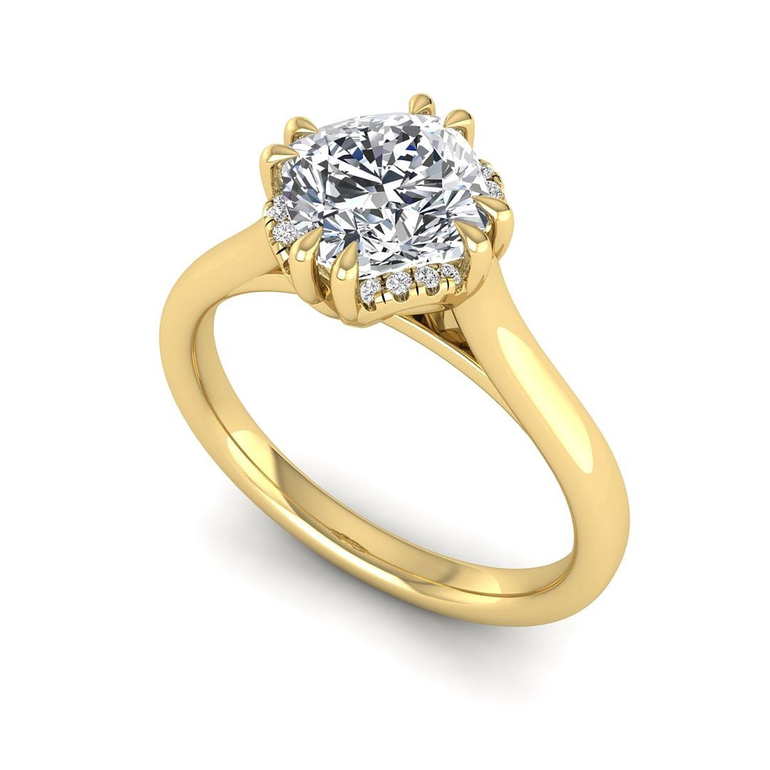 1.5 Ct Lab Grown Diamond Ring for Women, IGI Certified D Color VS1 ...