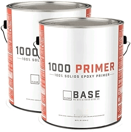 1.5 Gallon 100% Solids Epoxy Primer Kit - Zero VOC, Blush Resistant ...