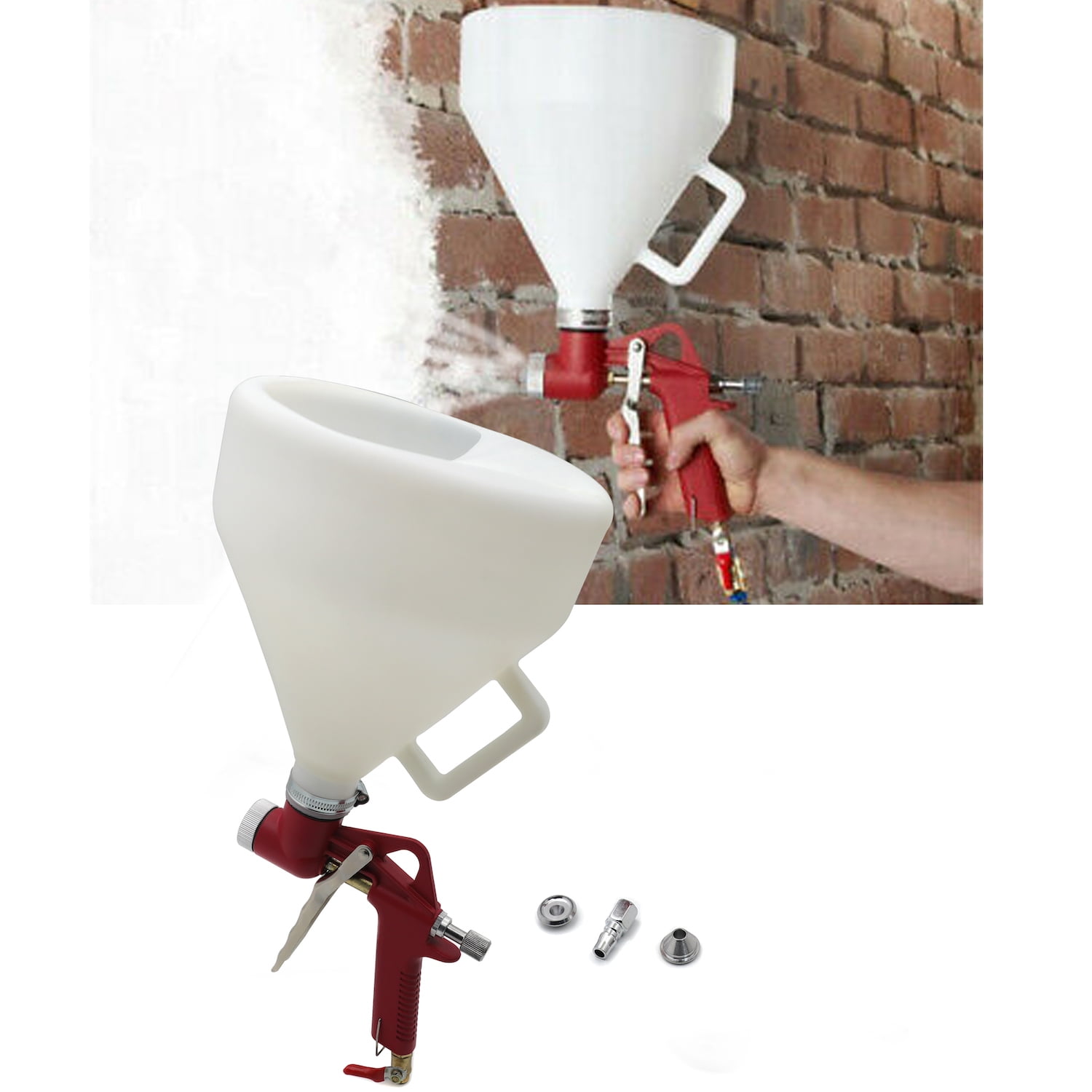 Httmt Air Hopper Spray Paint Gun, 1.5 Gallon, Texture Wall Sprayer, 3 ...