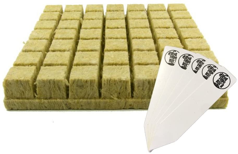 1.5" Grodan Rockwool A-OK Seed Starter Plugs, Sheet of 49 + THCity ...