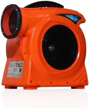 1.5 HP 2400 CFM Commercial Turbo Inflatable Air Blower Dual Air Intake ...
