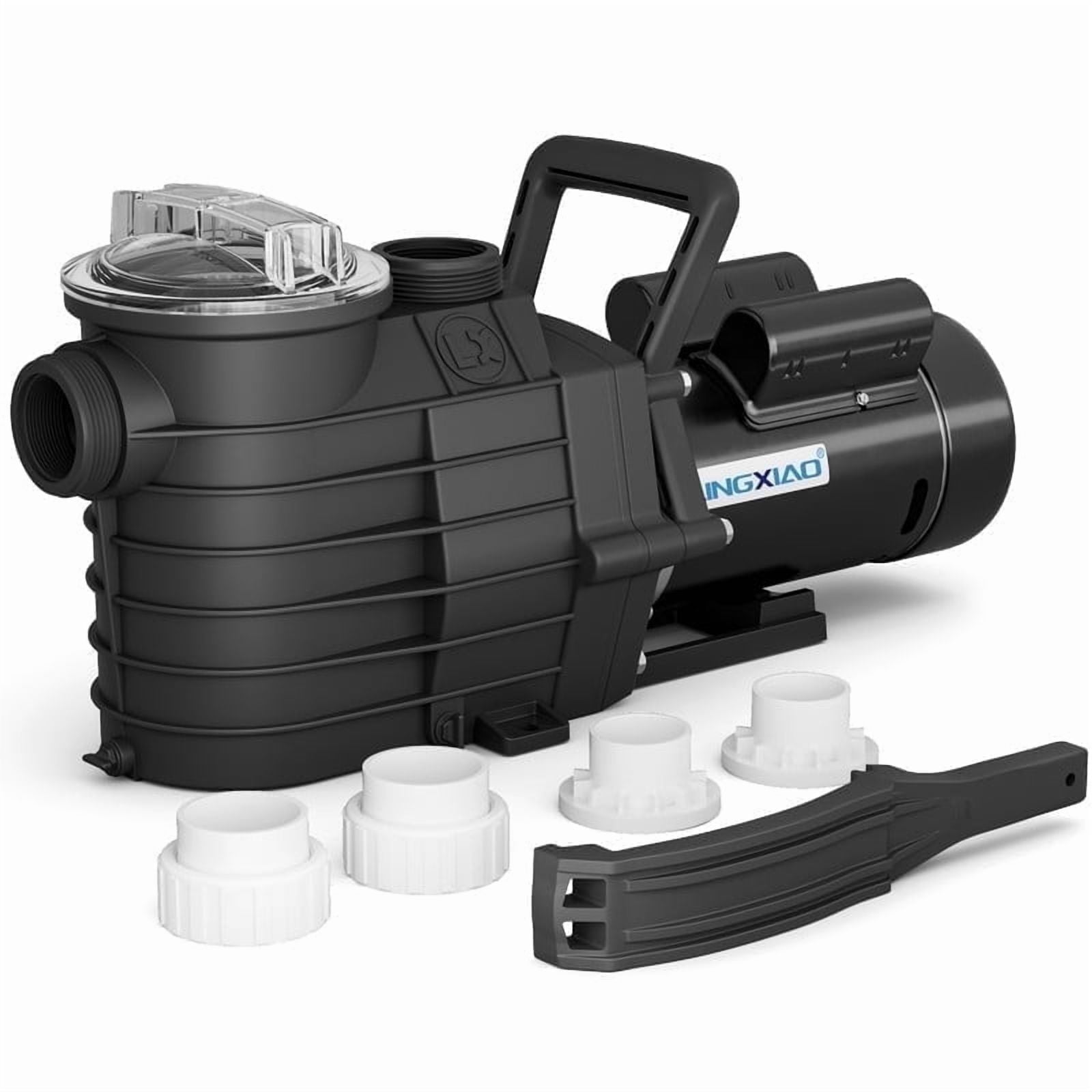1.5 HP Pool Pump Inground, 6340 GPH, 115/208-230V, Self Primming In ...