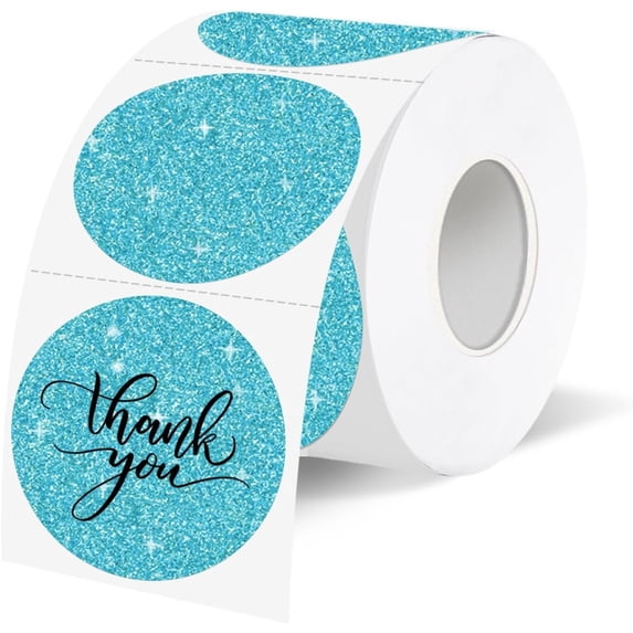 1.5" Holographic Direct Thermal Label Stickers, Round Printable Rainbow ...
