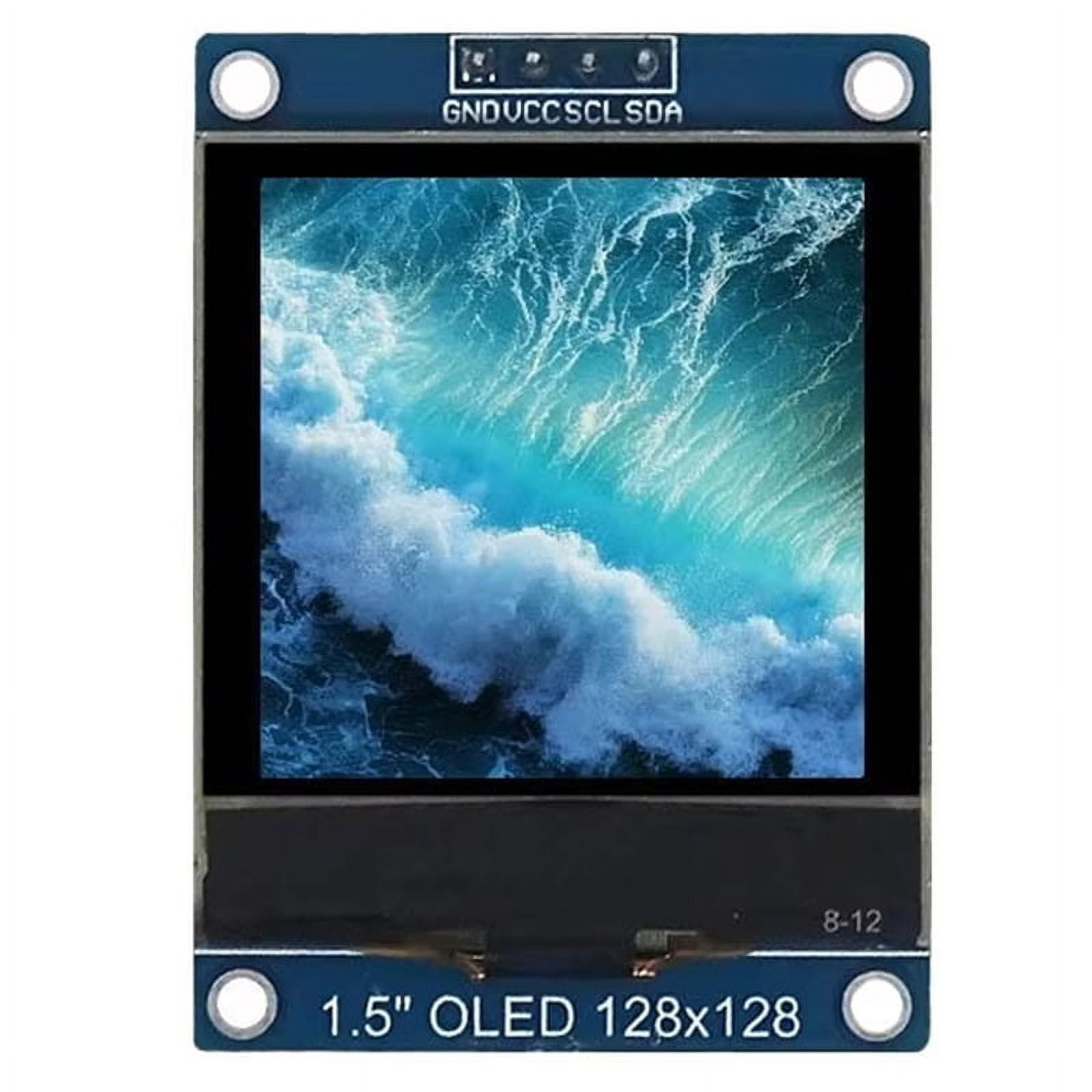 1.5 Inch 4PIN OLED Module Display Screen SH1107 Drive IC 128x128 IIC ...