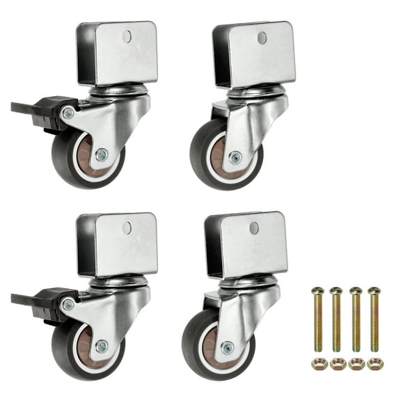 U Bracket Furniture Casters