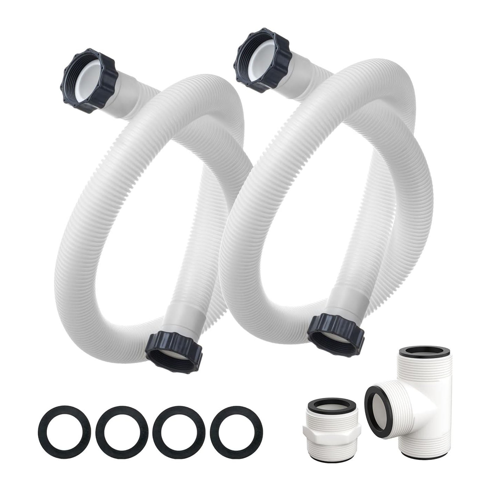 1.5 Inch Diameter Pool Filter Hose Adapter Connector for Aboves Ground ...