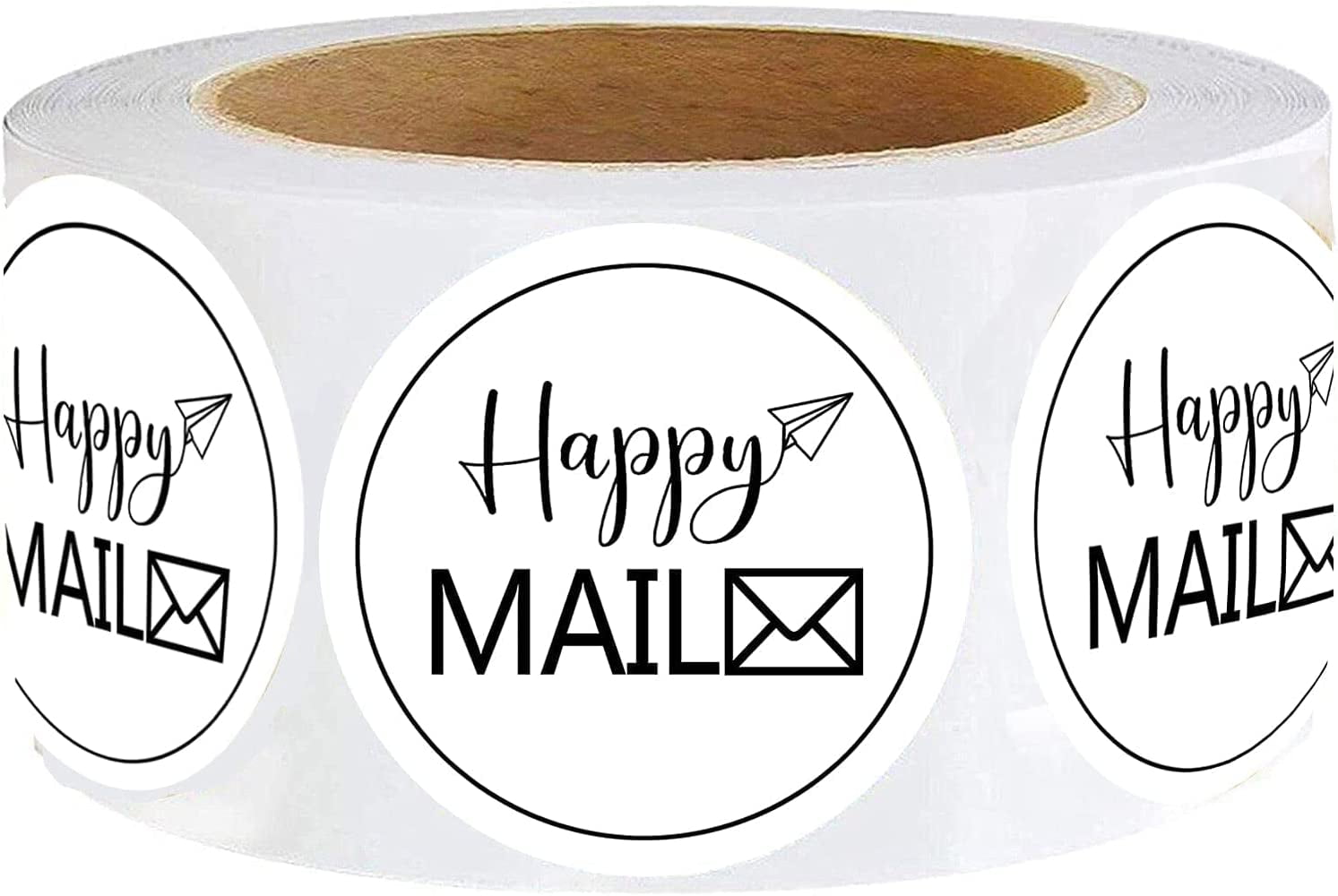 1.5 Inch Happy Mail Stickers,Packing Stickers,Envelope Sealing Stickers ...