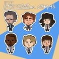 1.5 Inch House MD Glitter Acrylic Charm Keychains (1 keychain ...