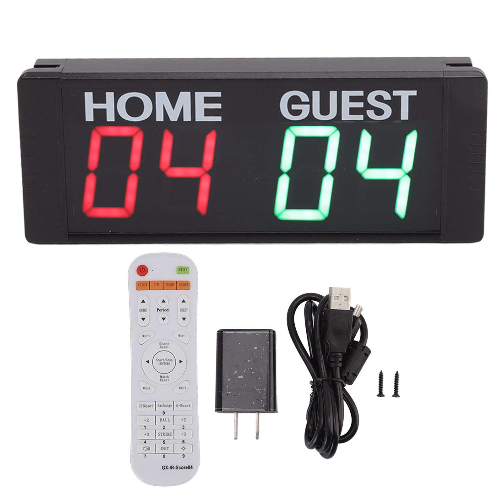 1.5 Inch LED Scoreboard Portable Infrared Remote Control Digital ...