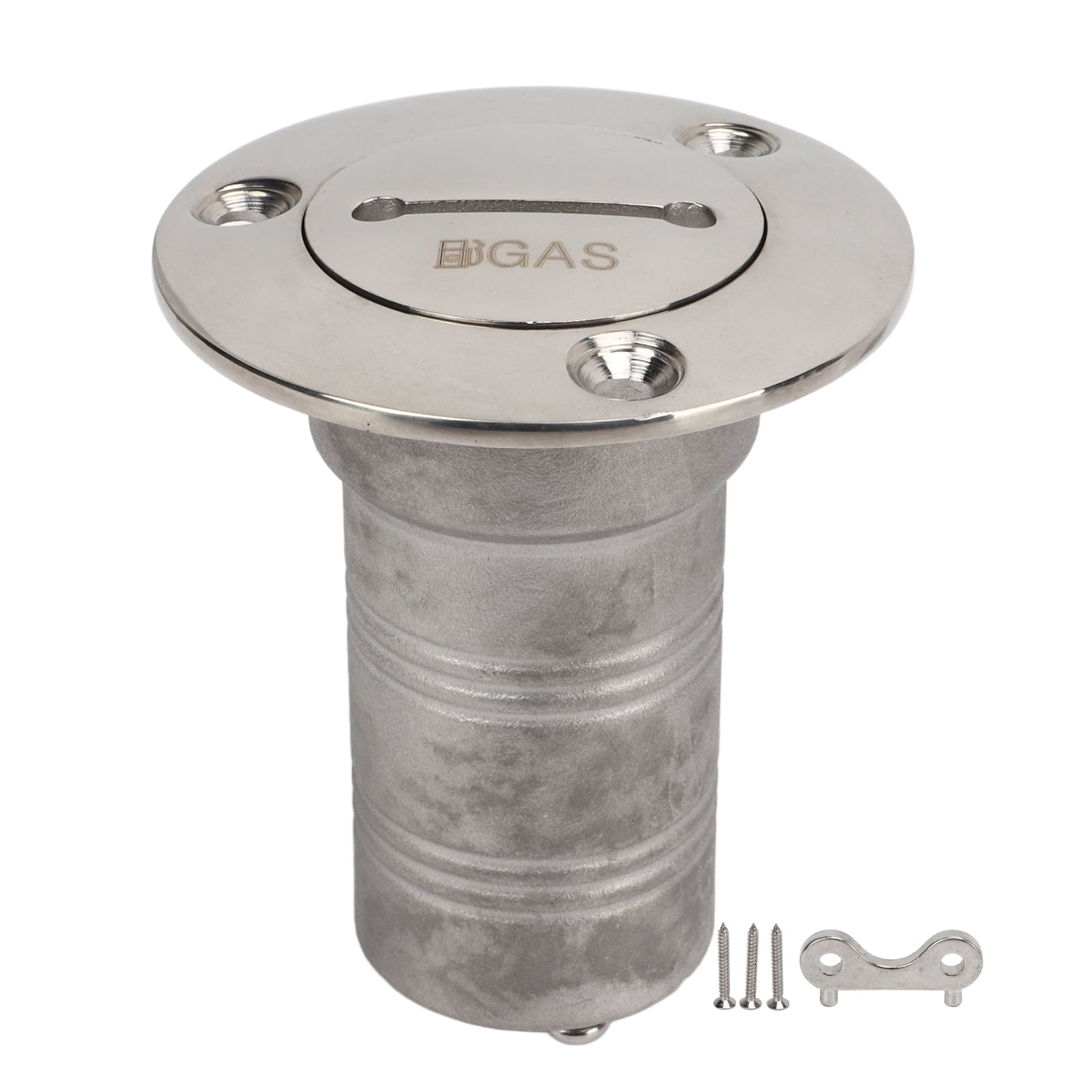 1.5 Inch Right Angle Gas Filler Neck, 316 Stainless Steel Deck Filler ...