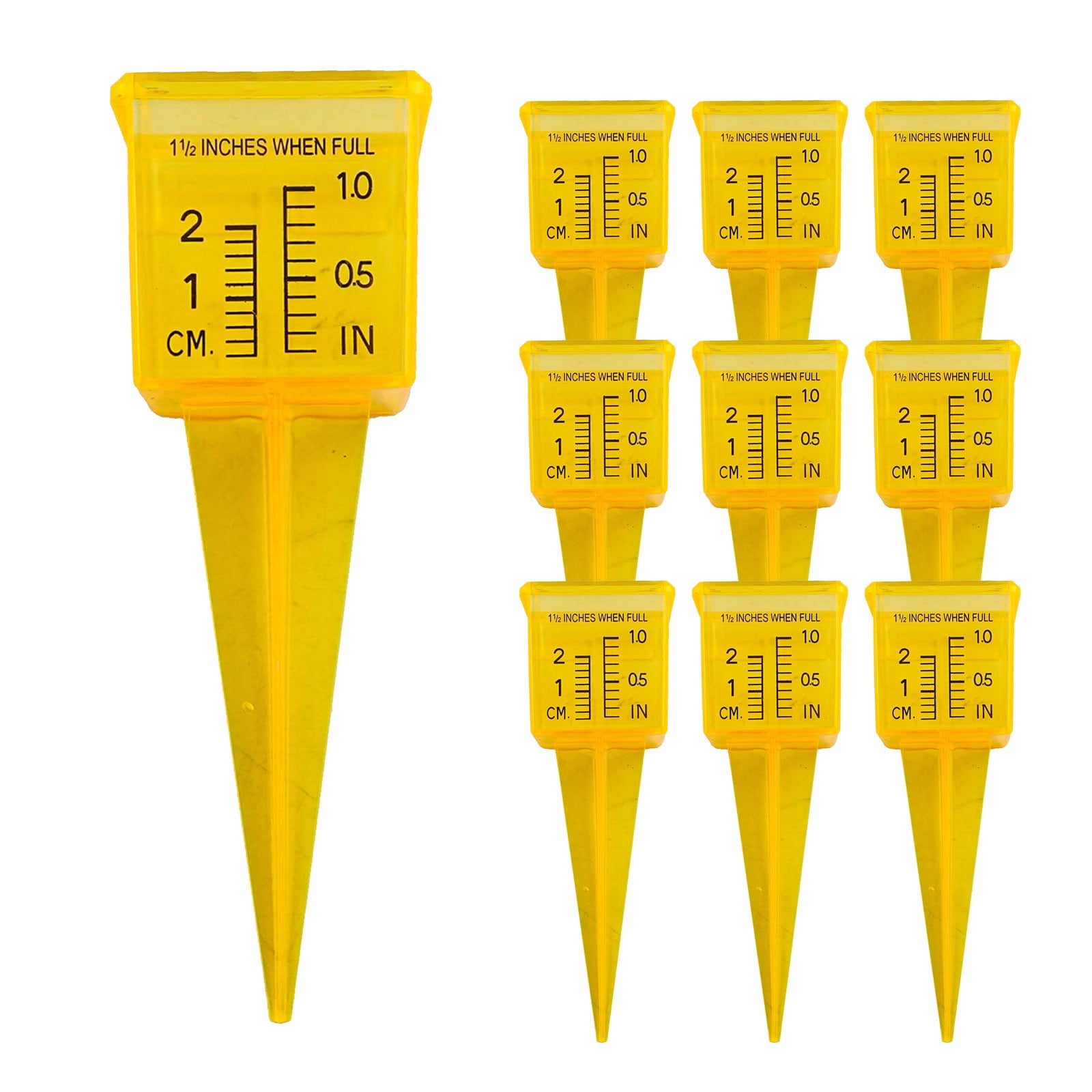 1.5 Inch Sprinkler Rain Gauge Outdoor Lawn Water Meter for Garden Water ...