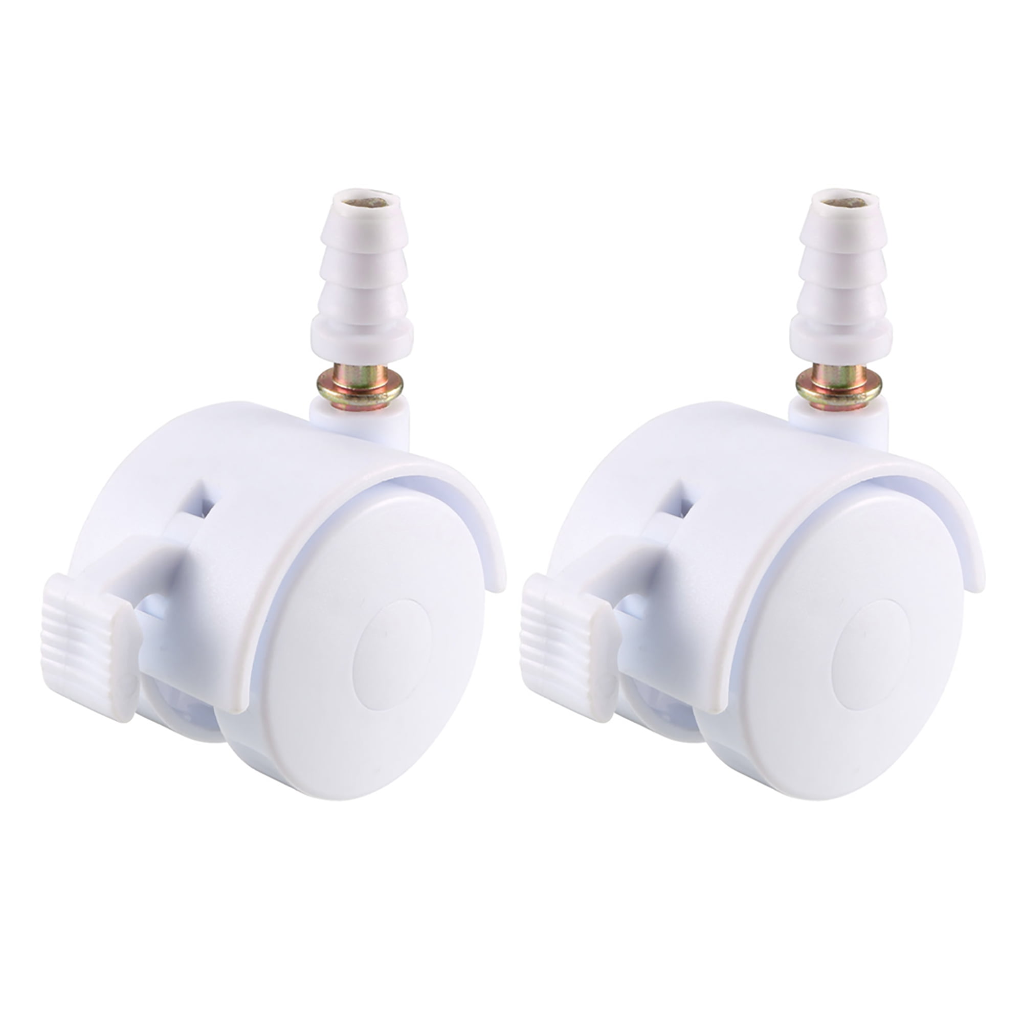 1.5 Inch Swivel Caster Wheels Grip Neck Stem Caster White Furniture ...