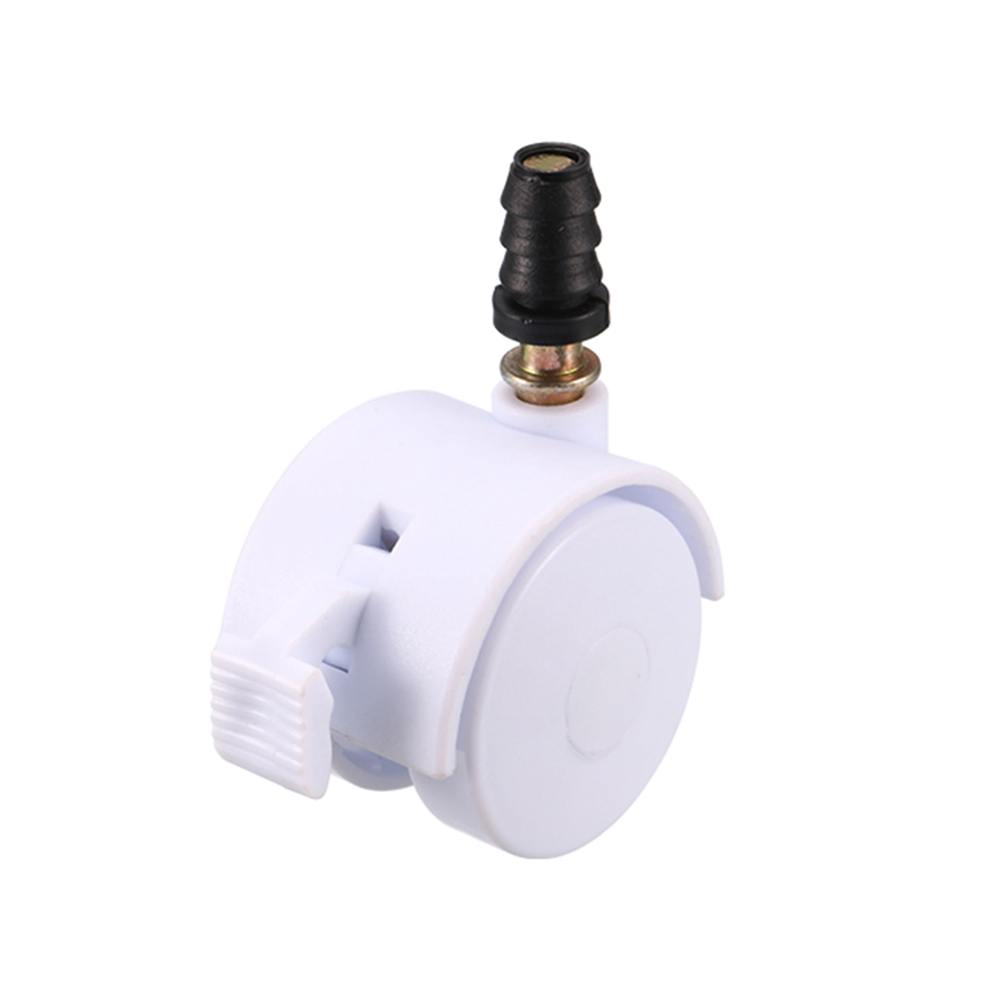 1.5 Inch Swivel Caster Wheels Grip Neck Stem Caster White Wheel with ...