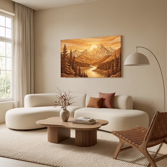 1.5-Inch Thick Canvas Print Wall Art for Living Room, Bedroom, Office ...