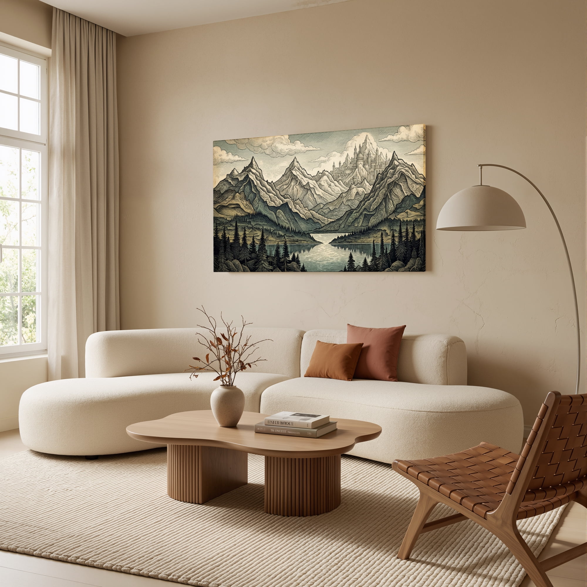 1.5-Inch Thick Canvas Print Wall Art for Living Room, Bedroom, Office ...