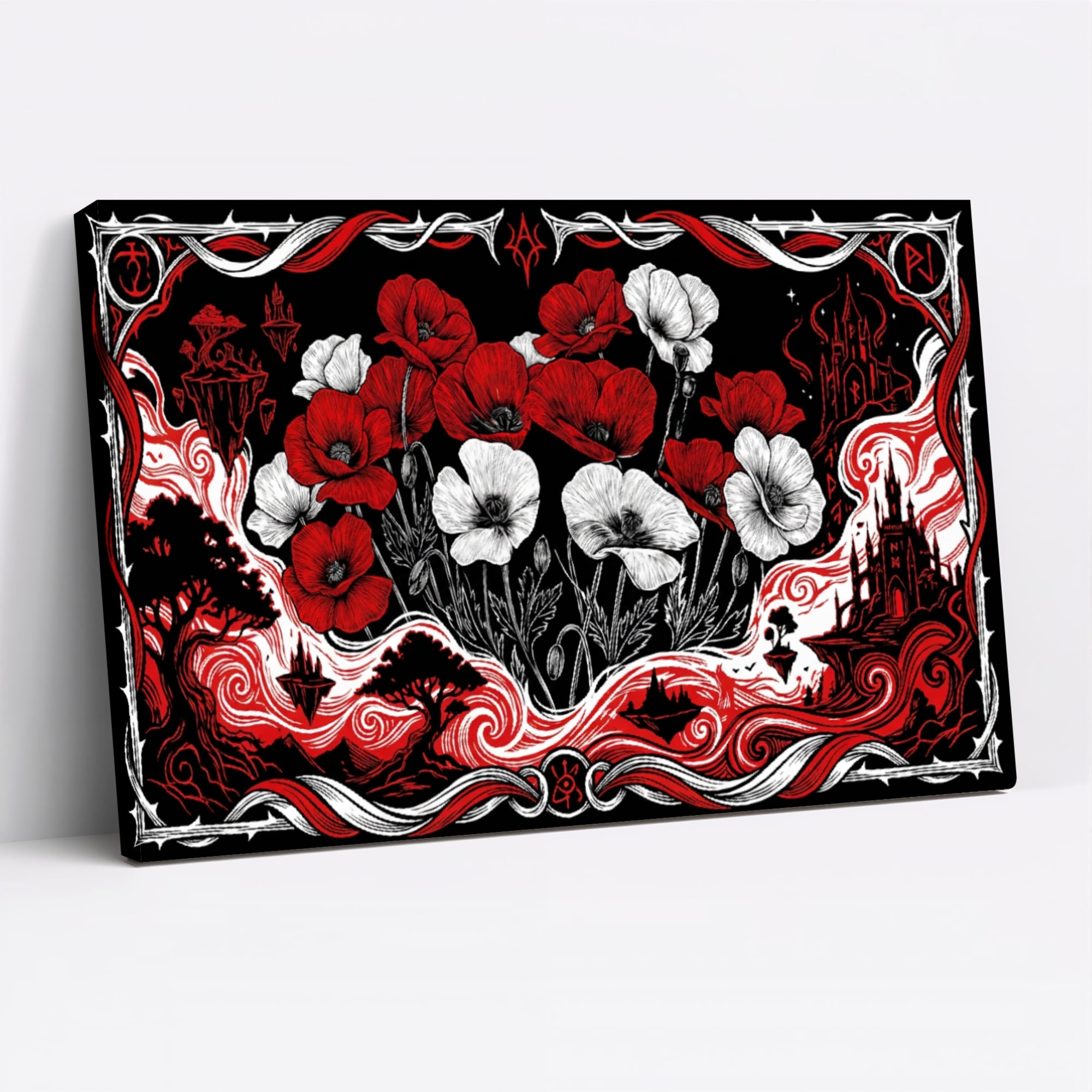 1.5-Inch Thick Canvas Print Wall Art for Living Room, Bedroom, Office ...
