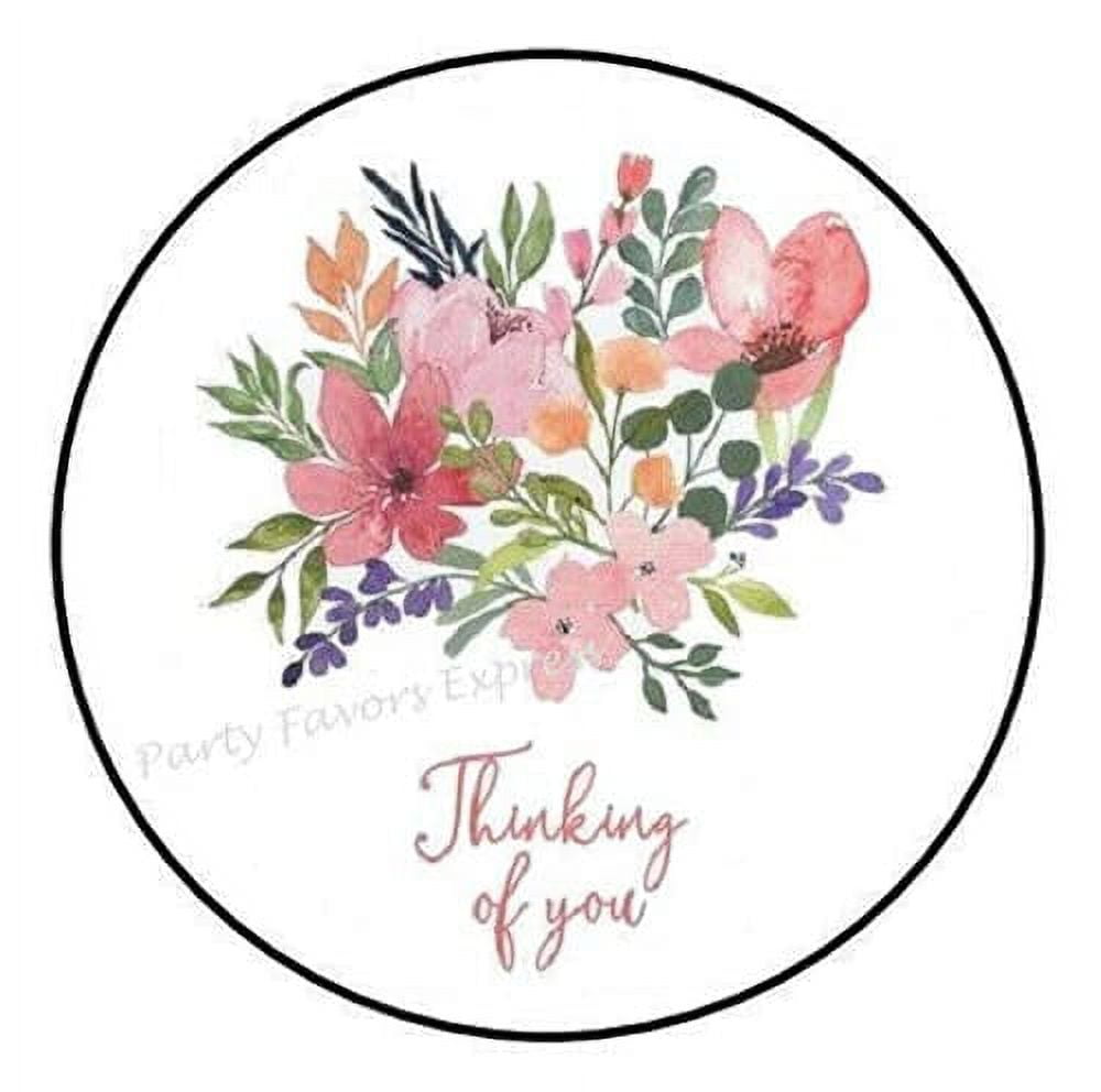 1.5" Inch Thinking of You Stickers - Thinking of You Stickers Labels ...