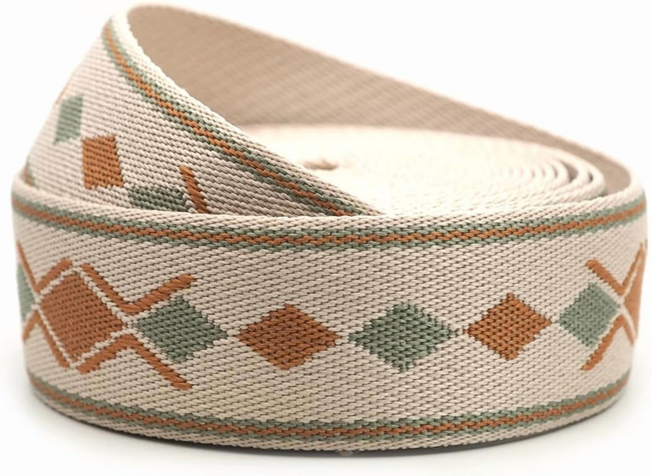 1.5 Inches Bohemian Style Cotton Poly Webbing Strap, Strong Webbing for ...