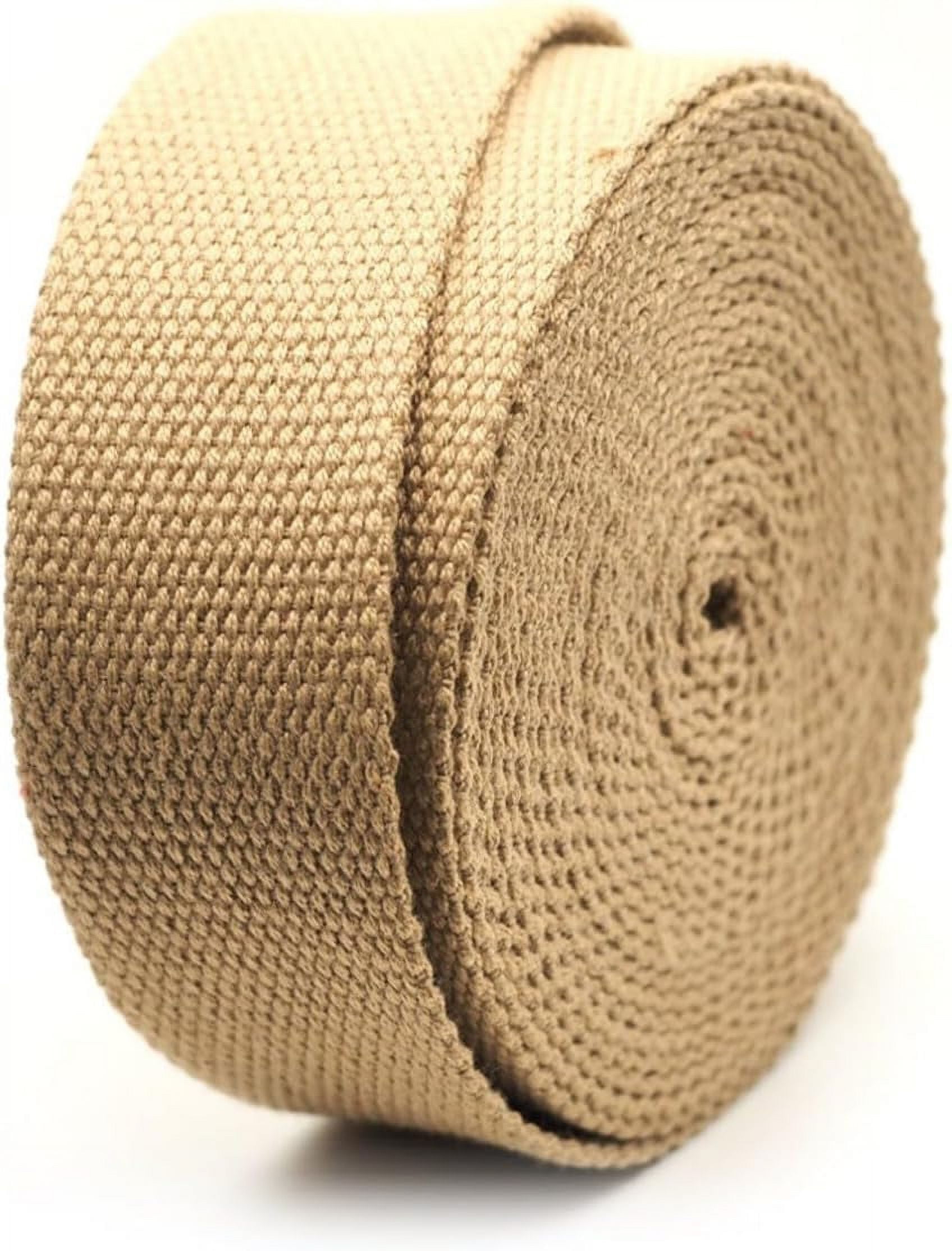 1.5 Inches Heavy Cotton Webbing - Plain Weave Straps for Arts and ...