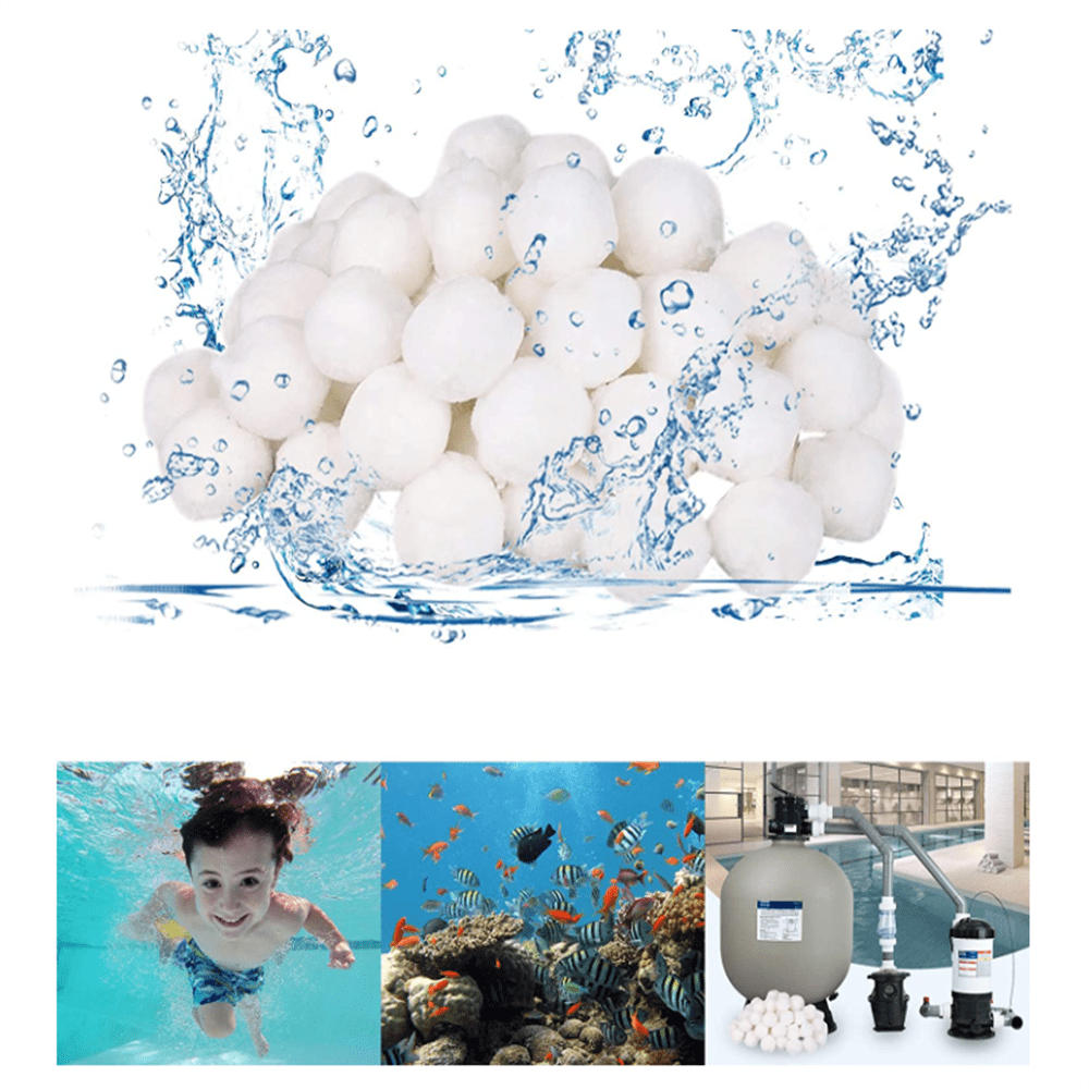 1.5 Lbs Swimming Pool Filter Ball - Eco-Friendly Filter Media Good ...