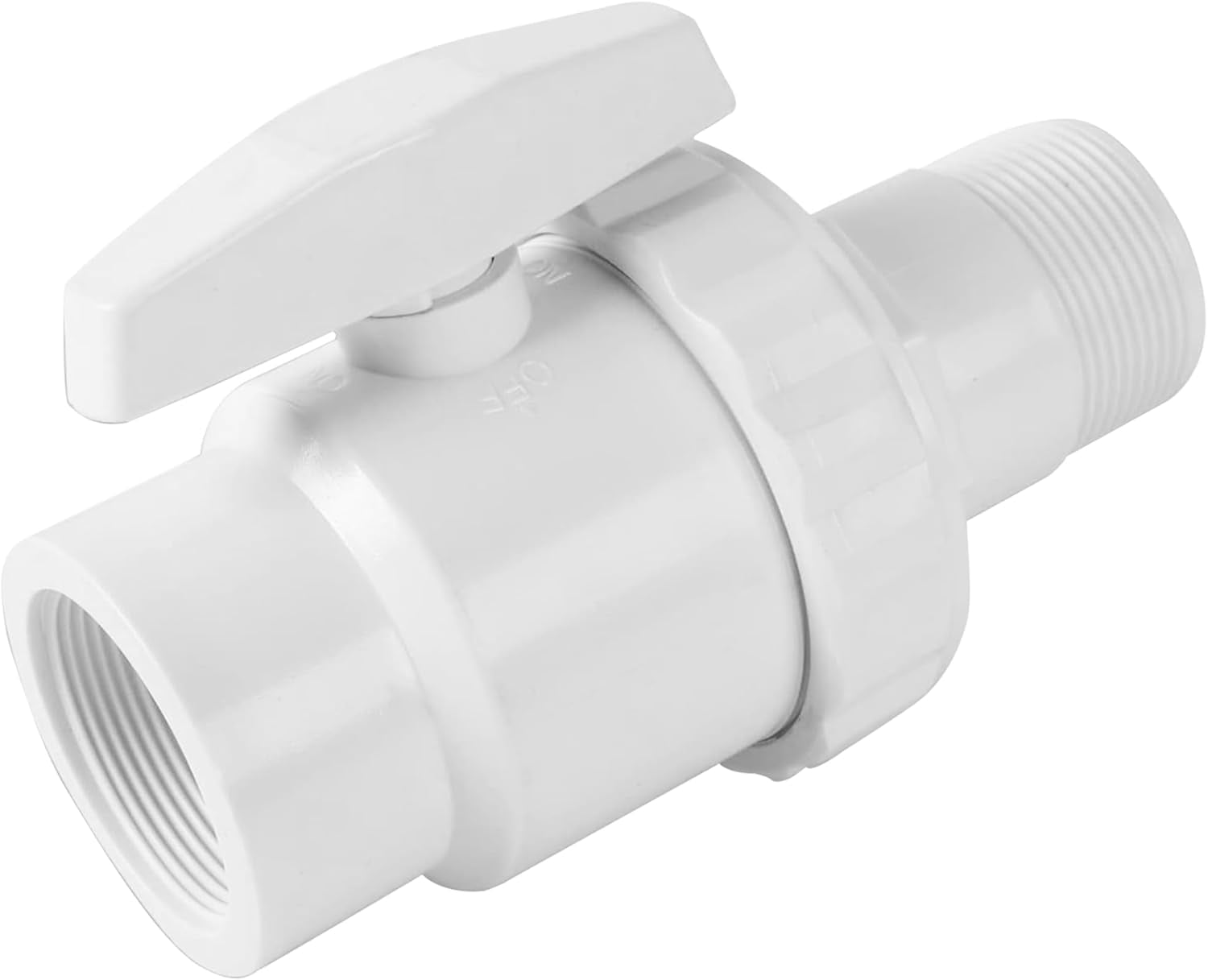 1.5" MIP x 1.5" FIP 2-Way Trimline Ball Valve Compatible with Hayward ...